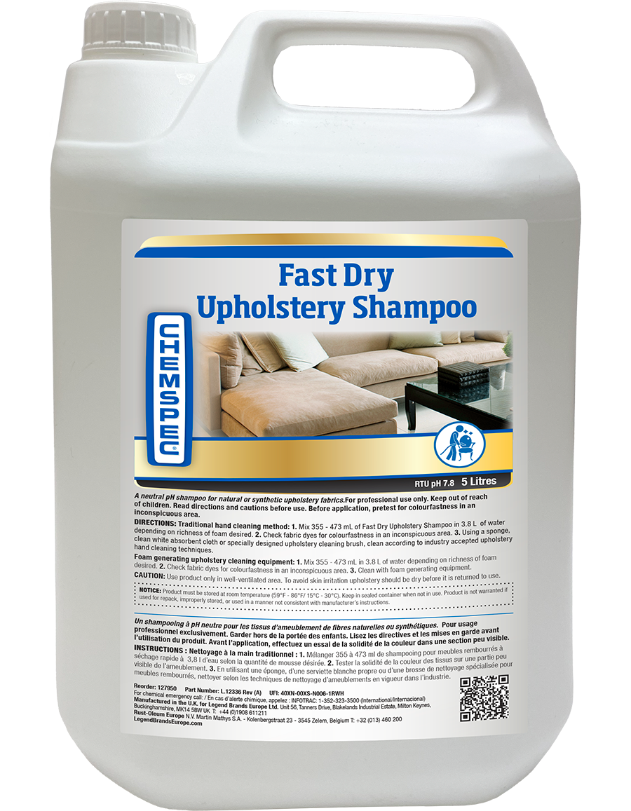 Legend Brands Europe | Fast Dry Upholstery Shampoo
